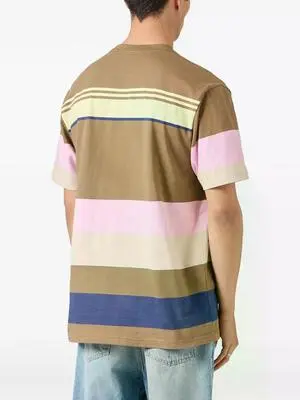 Iceberg Striped Logo-embroidered T-shirt