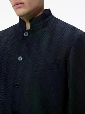 Missoni Tone-on-tone Chevron Cotton And Viscose Jacket