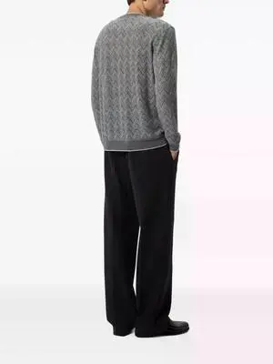 Missoni Long-sleeve Cashmere Zig Zag Sweater