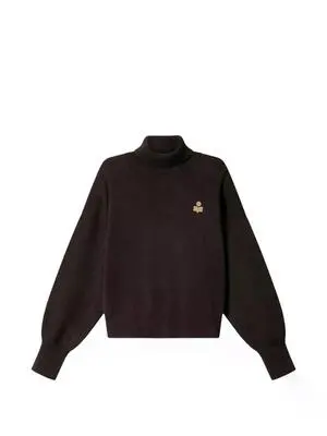 MARANT ETOILE Nasha Logo-embroidered Roll-neck Sweater