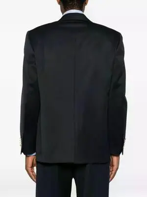 LARDINI Peak-lapels Button-up Jacket