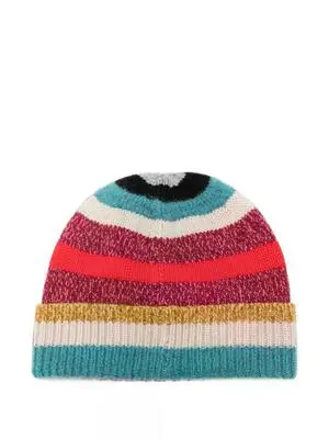 Paul Smith Striped-knit Beanie Hat