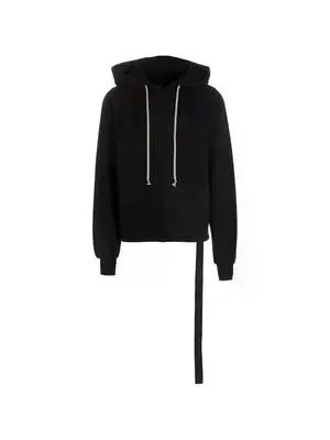 Rick Owens Asymmetrical-stitching Hoodie - Black