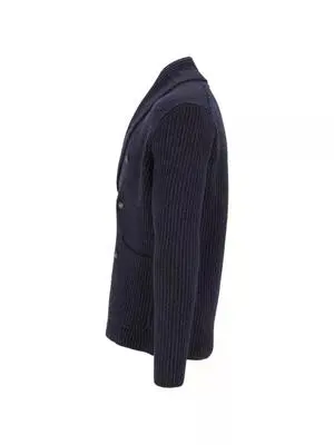 AL DUCA D’AOSTA 1902 Double-breasted Shawl-collar Cardigan