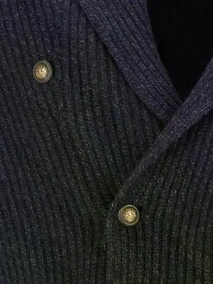 AL DUCA D’AOSTA 1902 Double-breasted Shawl-collar Cardigan