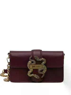 Just Cavalli Snake-plaque Mini Bag - Red