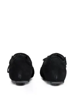 NO/FAITH STUDIOS Football Asymmetric-panel Suede Sneakers - Black