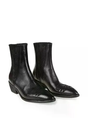 FAUZIAN JEUNESSE Embroidered Pointed-toe Cowboy Boots