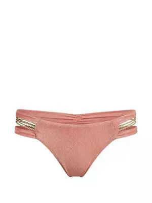DEL MAAR Inani Rope-detail Bikini Bottoms - Pink
