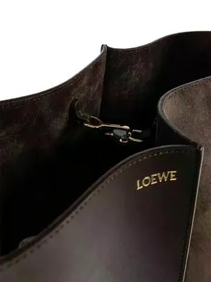 Loewe Medium Bilbao Bucket In Soft Calfskin And Suede