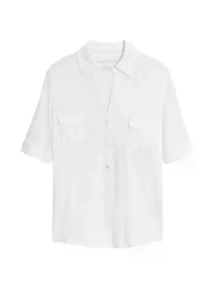 Majestic Filatures Chest-pocket Short-sleeve Shirt
