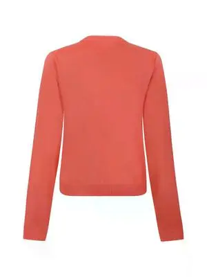 Versace Embroidered Wool Knit Cardigan