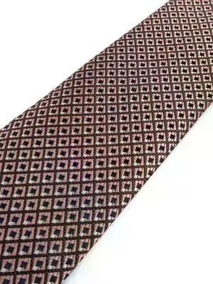 Brioni Geometric-pattern Silk Tie