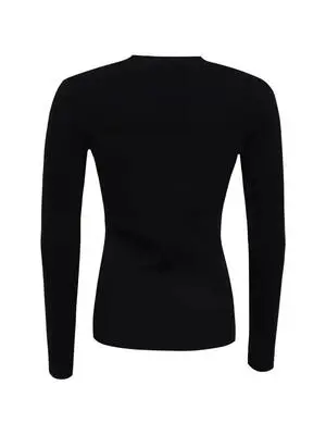 Iceberg Logo-patch Long-sleeve T-shirt - Black