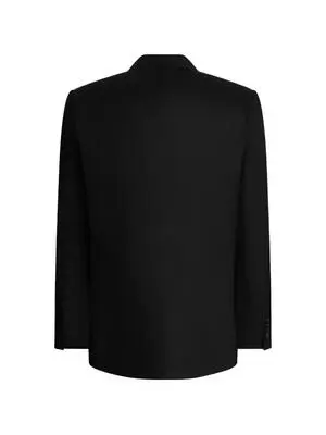 Dolce & Gabbana Martini Light Single-breasted Flannel Jacket - Black