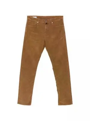 Incotex Corduroy Straight-leg Trousers - Brown
