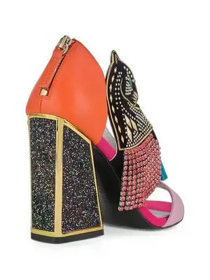 KAT MACONIE Aya Panther Embellished Sandals