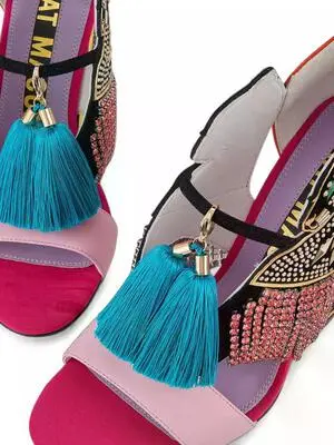 KAT MACONIE Aya Panther Embellished Sandals