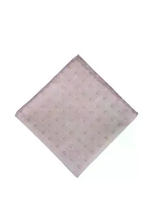 PAOLO ALBIZZATI Polka-dot Silk Pocket Square - Pink
