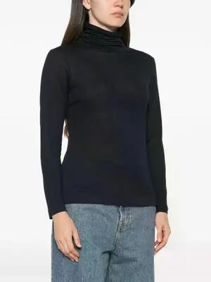 WHYCI Roll-neck Long-sleeve Top