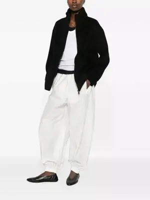 LOU ANDREA High-neck Zip-up Jacket - Black