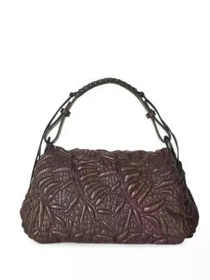Munthe Foluke Quilted Leather Tote Bag - Brown