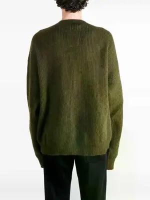UMA WANG Ribbed-knit Crew-neck Sweater