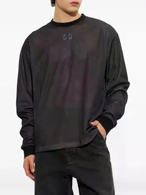 44 LABEL GROUP Graphic-print Mesh T-shirt