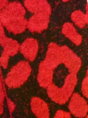 Paul Smith Leopard-print Wool Scarf