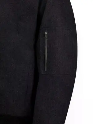Herno Water-repellent Flannel Bomber Jacket