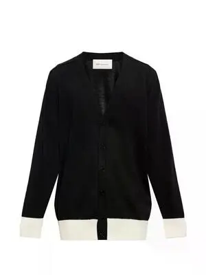 AMI Paris Colour-block Button-up Cardigan