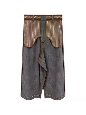 KA WA KEY Inside Out Tailored Trousers - Grey