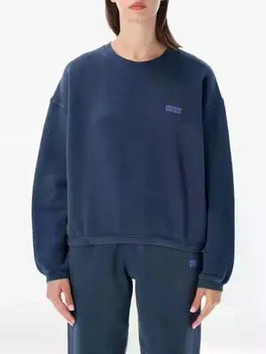 American Vintage Izubird Logo-print Sweatshirt - Blue