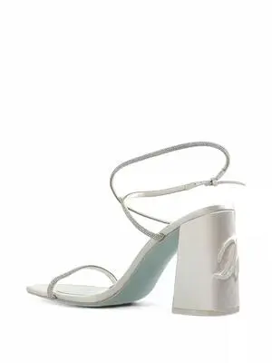 Kate Spade New York Say I Do Crystal-embellished Block-heel Sandals