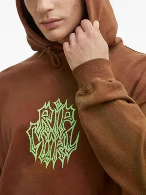 Rip Curl Graphic-print Drawstring Hoodie - Brown