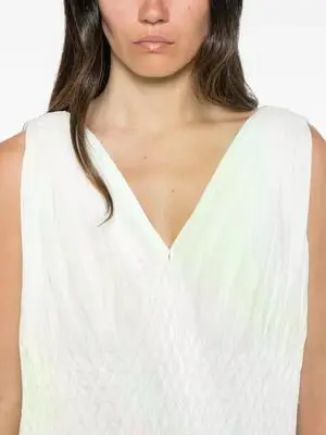 Khaite Nola Smocked-waist Maxi Dress