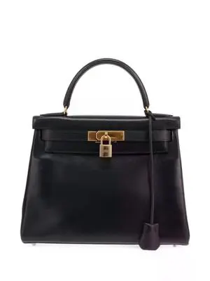 Hermès 1996 Kelly 28 Handbag - Blue