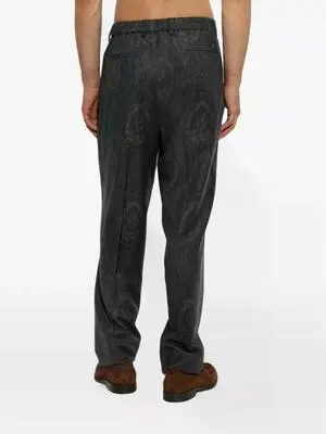 Etro Paisley-print Pleated Trousers