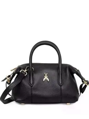 Patrizia Pepe Patrizia Pepe Fly Logo-Plaque Shoulder Bag Black
