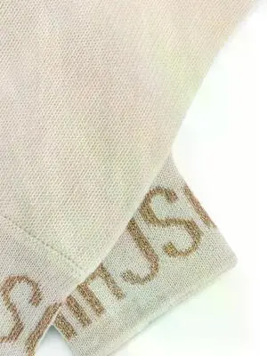Moschino Logo-intarsia Knitted Gloves