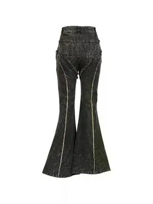VIVAMUS Frayed Flared Jeans