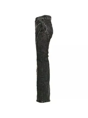 VIVAMUS Frayed Flared Jeans