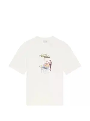Drole De Monsieur Fleuriste Graphic-print T-shirt - White