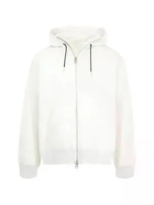 Sacai Cotton Jersey Zip-up Hoodie