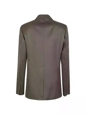Victoria Beckham Twill Single-breasted Blazer