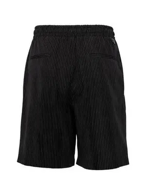 LOW BRAND Striped Cotton Shorts