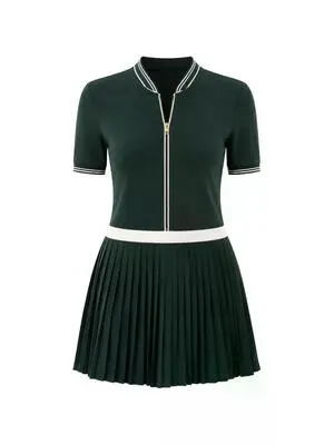Varley Lainey Court Mini Dress - Green