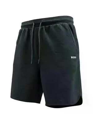 BOSS Jt Member Jacquard-pattern Shorts - Black
