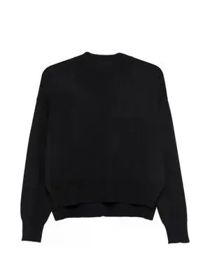 DANIELE FIESOLI Crew-neck Merino Sweater - Black