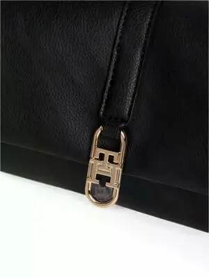 Tommy Hilfiger Libre Logo-plaque Pebbled-texture Shoulder Bag